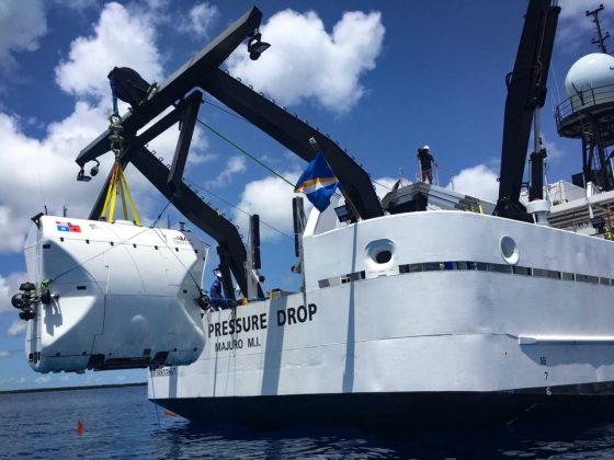 Privately funded human-occupied vehicle returns from Challenger Deep ...